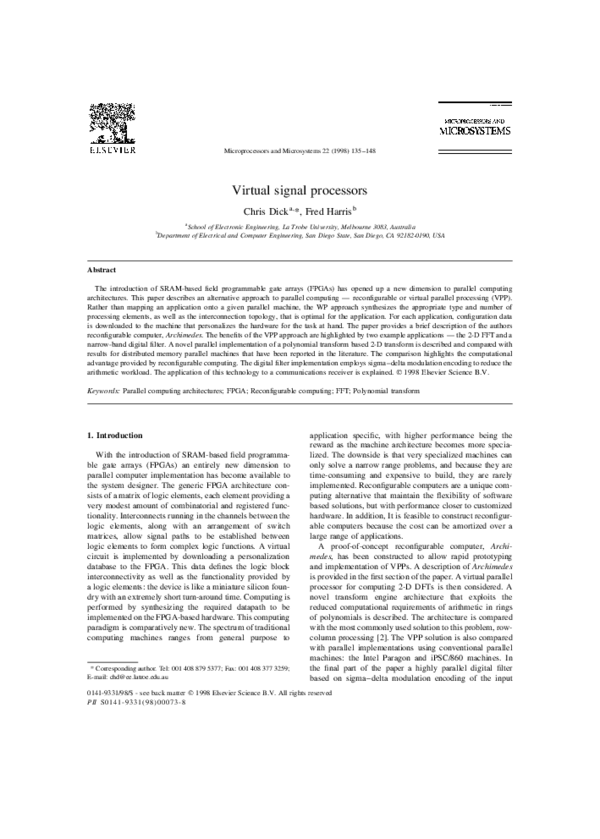 (PDF) Virtual signal processors