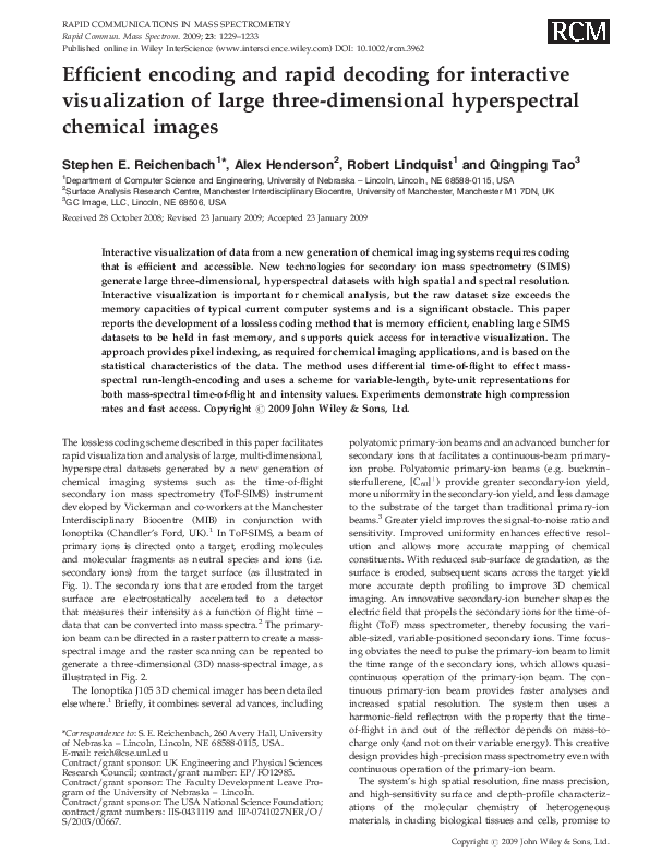 (PDF) Efficient encoding and rapid decoding for interactive visualization of large three ...