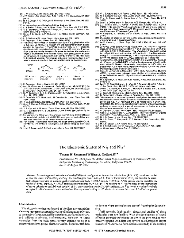(PDF) The electronic states of Ni2 and Ni2+