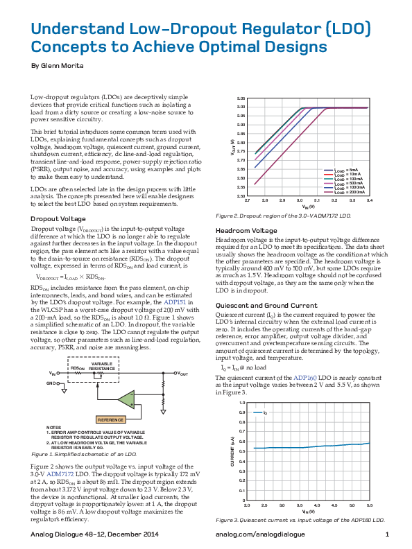 (PDF) Understand Low-Dropout Regulator ( LDO ) Concepts to Achieve ...