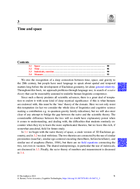 (PDF) Time and space