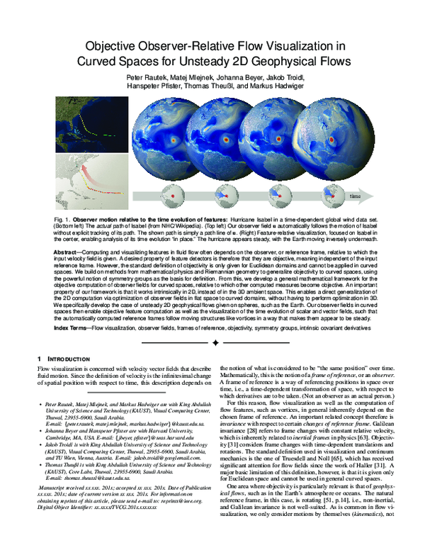 (PDF) Objective Observer-Relative Flow Visualization in Curved Spaces ...