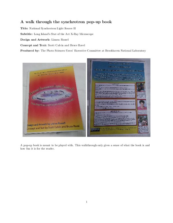 (PDF) National Synchrotron Light Source II: Long Islands state-of-the-art X-ray microscope | NIST