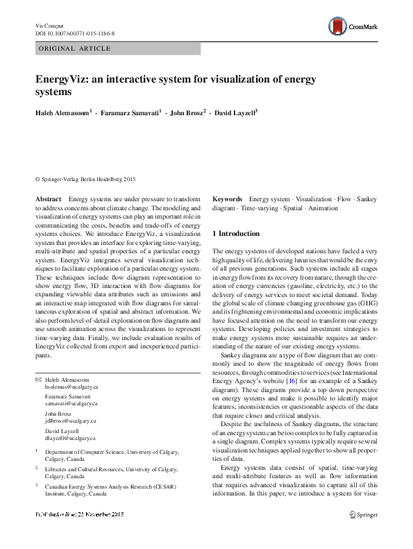 (PDF) EnergyViz: an interactive system for visualization of energy systems