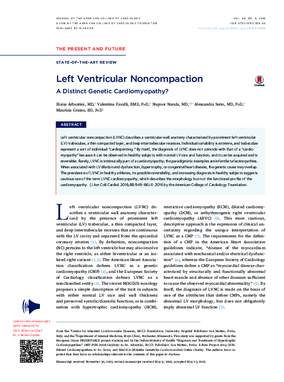 (PDF) Left Ventricular Noncompaction