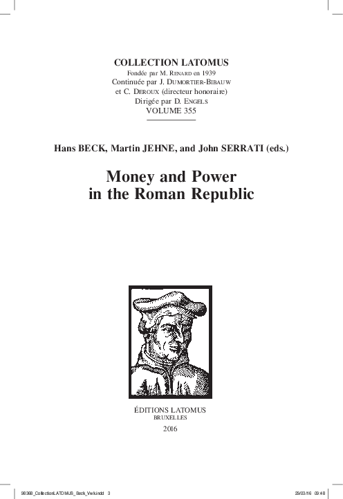 (PDF) Money and Power in the Roman Republic, 2016