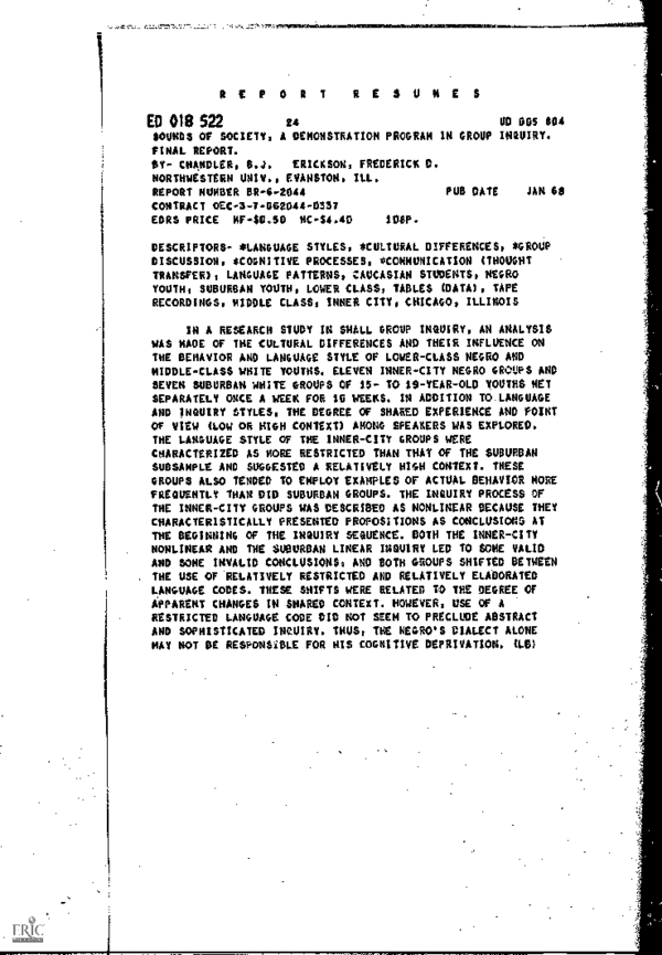 (PDF) Sounds of Society, a Demonstration Program in Group Inquiry ...