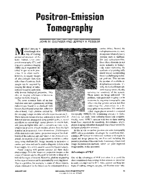 (PDF) Positron-emission tomography