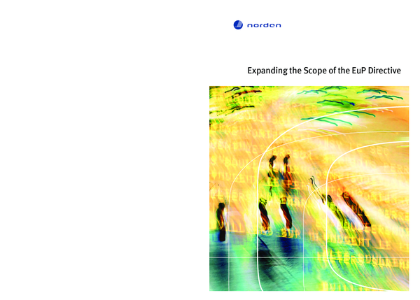 (PDF) Expanding the Scope of the EuP Directive