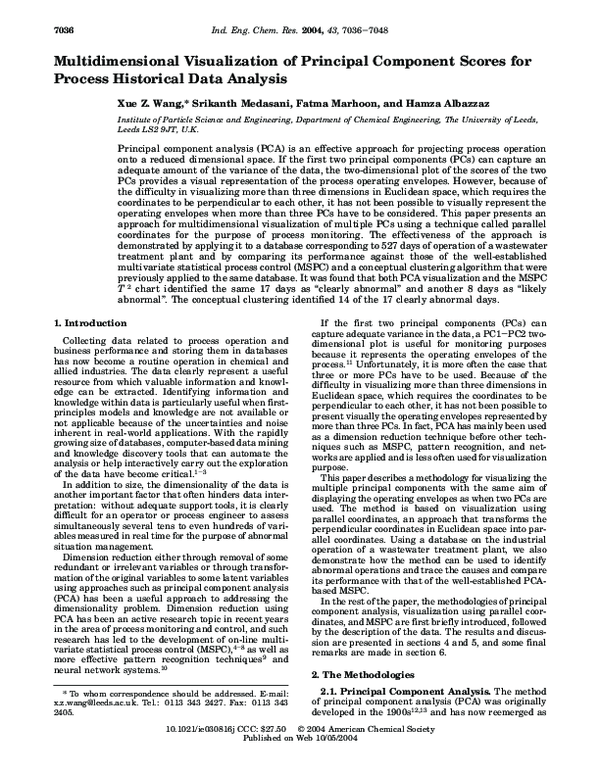 (PDF) Multidimensional Visualization of Principal Component Scores for Process Historical Data ...