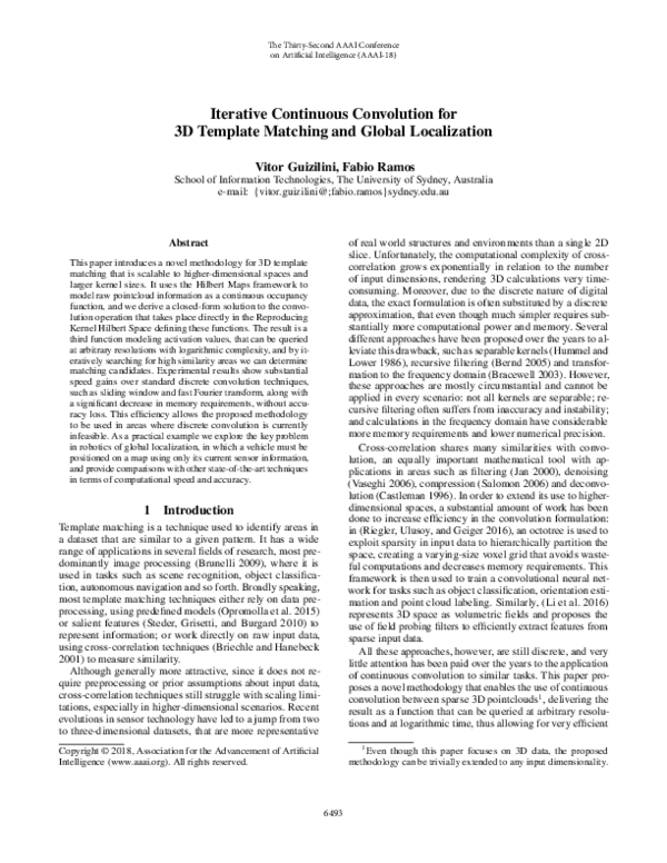 (PDF) Iterative Continuous Convolution for 3D Template Matching and Global Localization