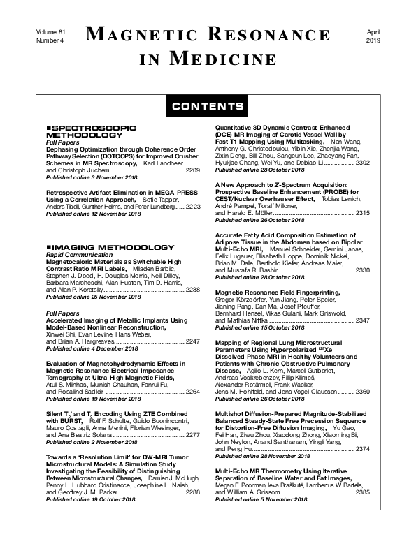 (PDF) Magnetocaloric materials as switchable high contrast ratio MRI ...