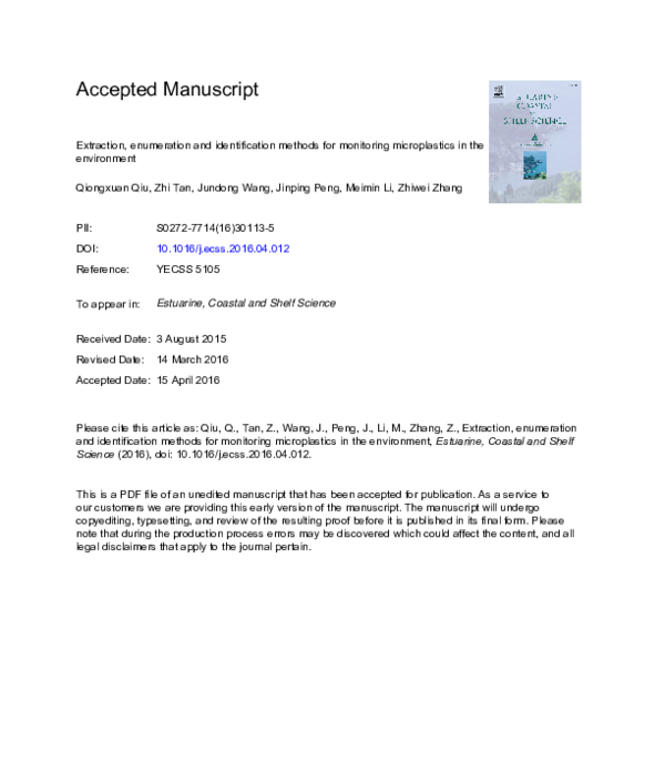 Pdf Extraction Enumeration And Identification Methods For