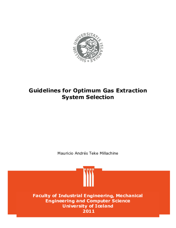 (PDF) Guidelines for optimum gas extraction system selection