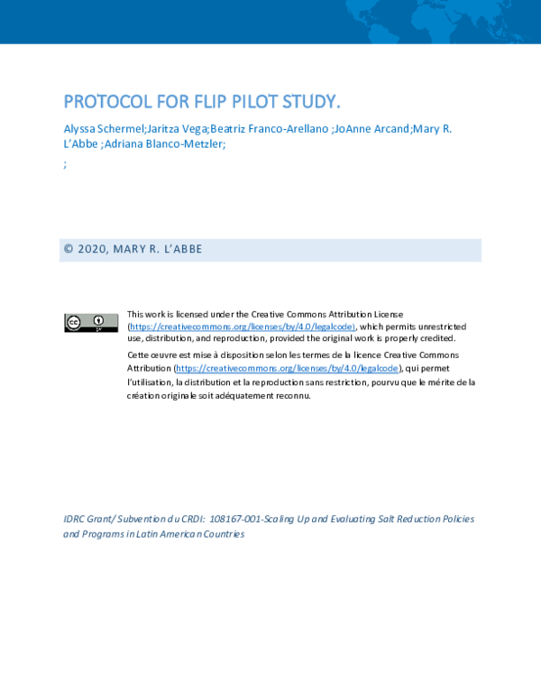 (PDF) Protocol for FLIP pilot study