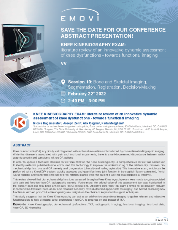 (PDF) Knee kinesiography exam: literature review of an innovative ...