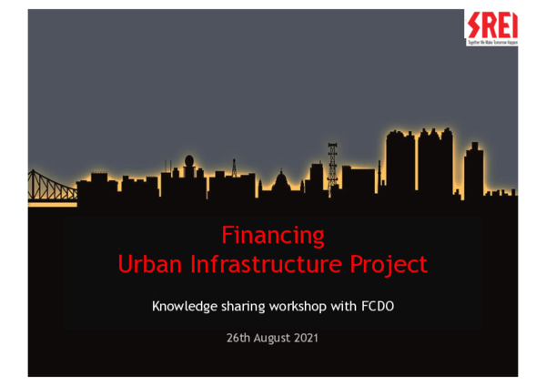(PDF) Urban Infrastructure Finance Training for circulation post ...
