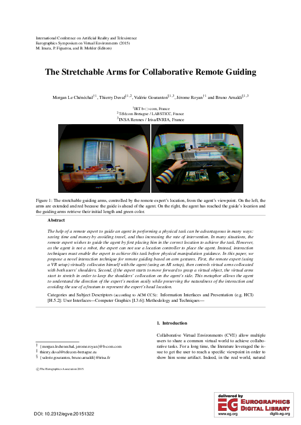 (PDF) The Stretchable Arms for Collaborative Remote Guiding