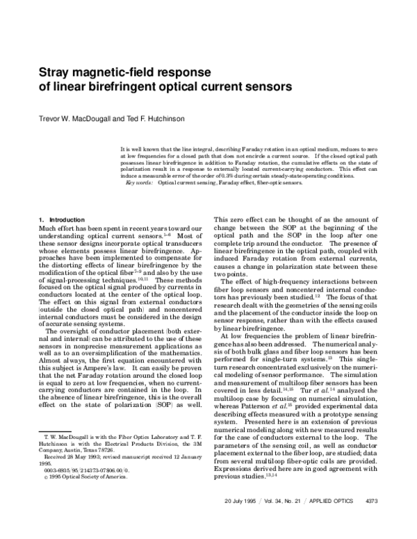 (PDF) Stray magnetic-field response of linear birefringent optical ...