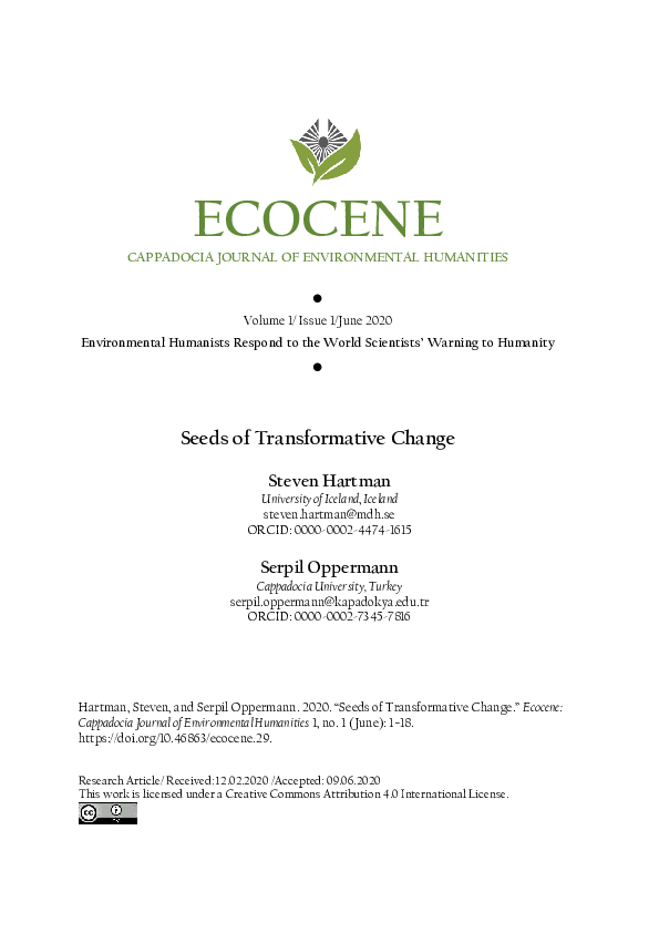 (PDF) Seeds of Transformative Change