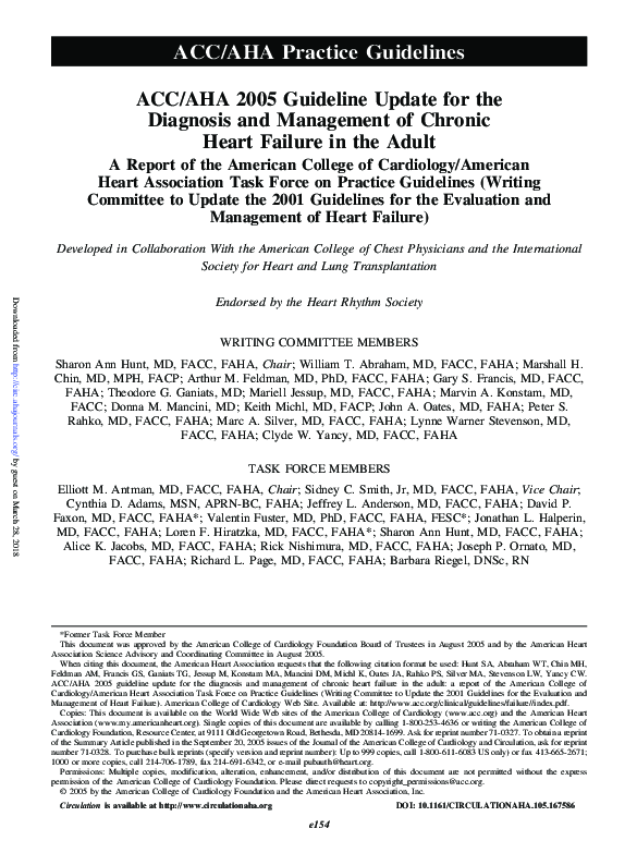 (PDF) ACC/AHA 2005 Guideline Update for the Diagnosis and Management of ...