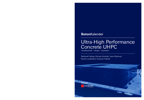 (PDF) Ultra-High Performance Concrete Uhpc: Fundamentals, Design, Examples