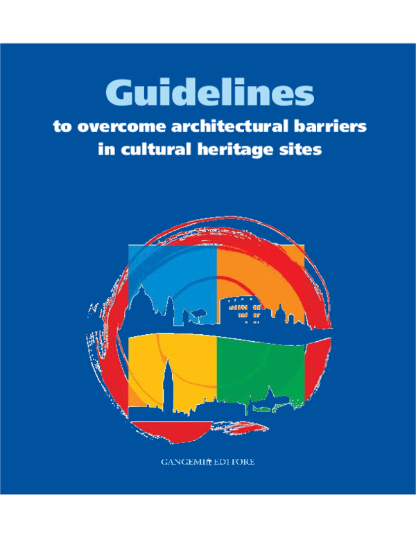 (PDF) Guidelines to overcome architectural barriers in cultural ...