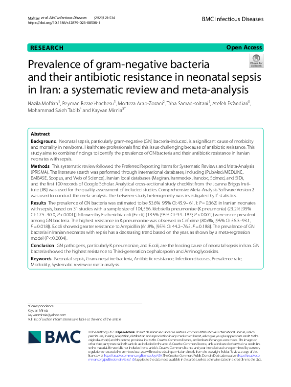 (PDF) Prevalence of gram-negative bacteria and their antibiotic ...