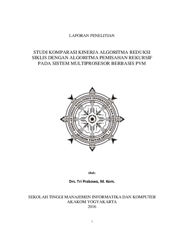 (PDF) Studi Komparasi Kinerja Algoritma Reduksi Siklis Dengan Algoritma ... (PDF) Studi Komparasi Kinerja Algoritma Reduksi Siklis Dengan Algoritma ...