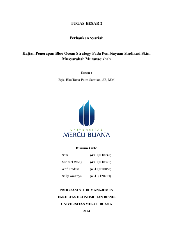 (PDF) Kajian Penerapan Blue Ocean Strategy (PDF) Kajian Penerapan Blue Ocean Strategy