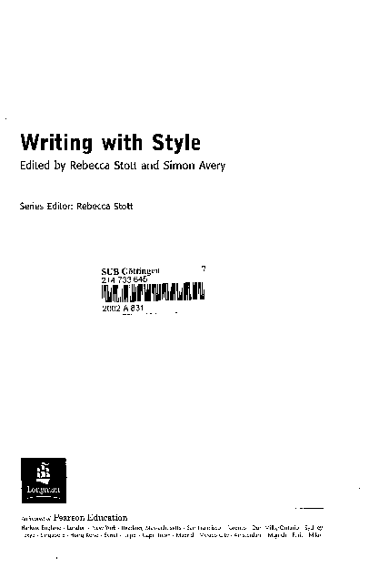 (PDF) Writing with Style