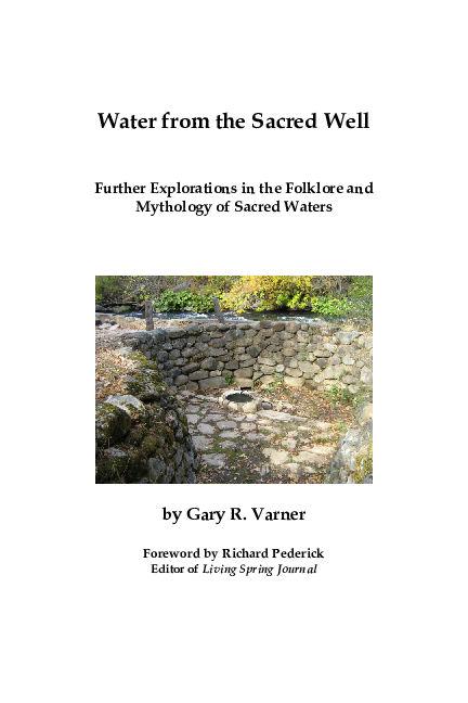 (PDF) Water from the Sacred Well Further Explorations in the Folklore ...