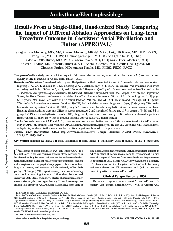 (PDF) Results From a Single-Blind, Randomized Study Comparing the ...