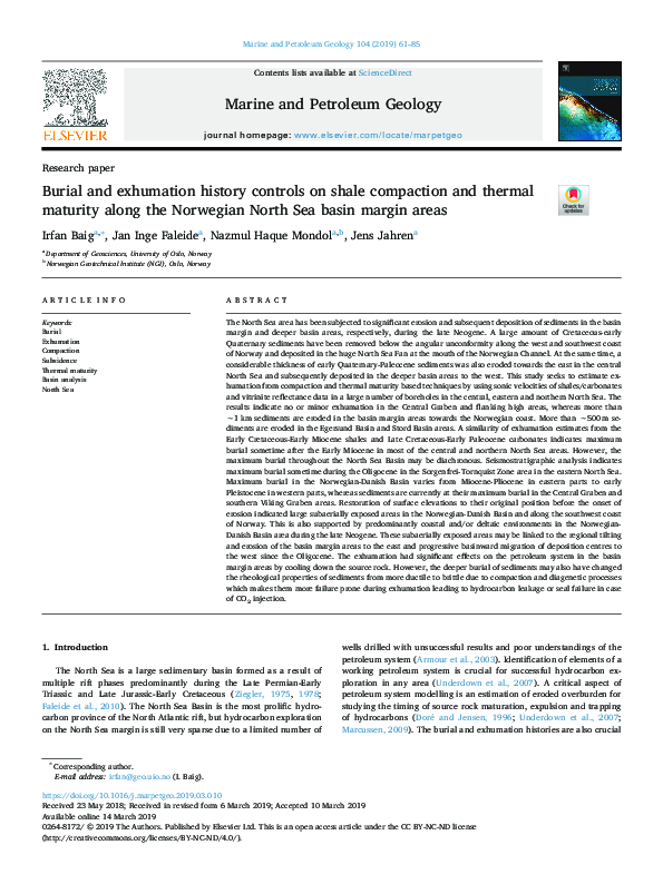 (PDF) Burial and exhumation history controls on shale compaction and ...