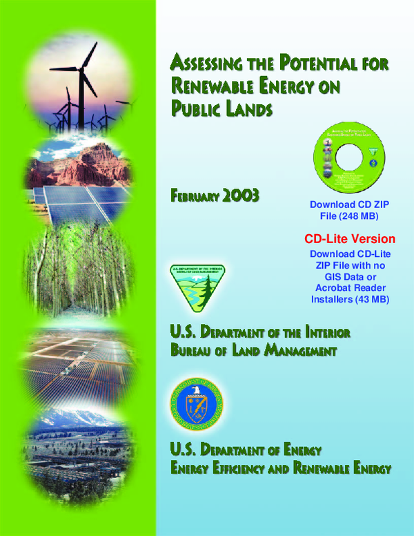 (PDF) Energy Efficiency and Renewable Energy