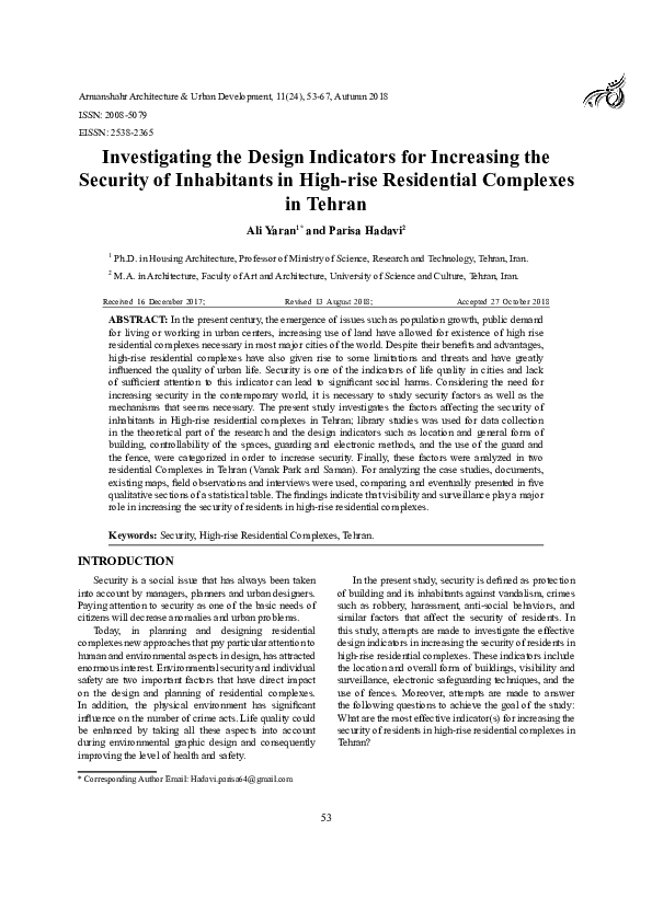 (PDF) Investigating the Design Indicators for Increasing the Security ...