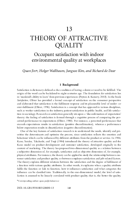 (PDF) Theory of Attractive Quality