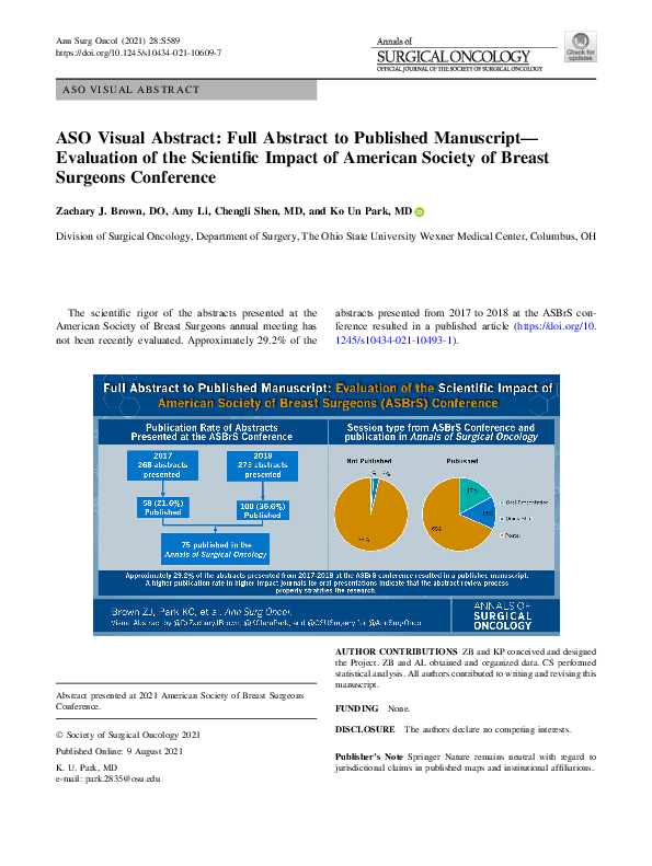 (PDF) ASO Visual Abstract: Full Abstract to Published Manuscript ...