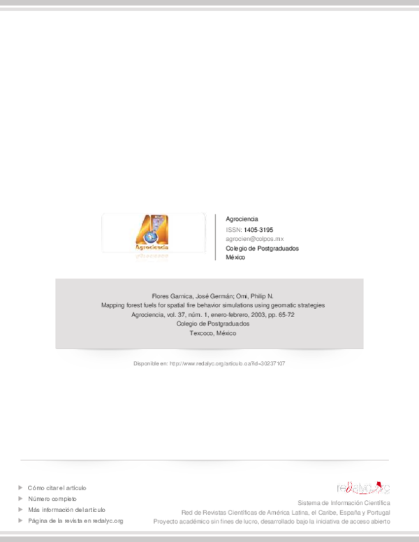 (PDF) Mapping forest fuels for spatial fire behavior simulations using ...