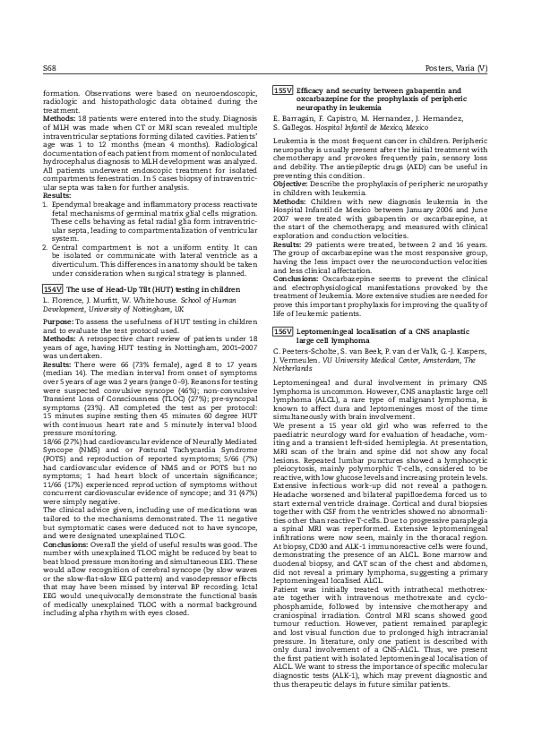 (PDF) The use of Head-Up Tilt (HUT) testing in children