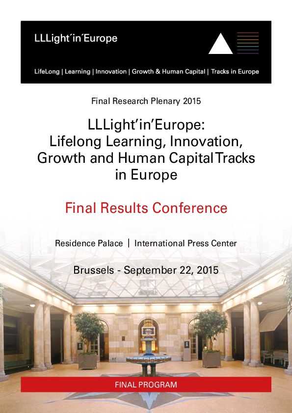 (PDF) Conceptual model and questionnaire: LLLight'in' Europe, Lifelong ...