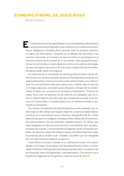 (PDF) Standing strong, de Josué Rivas