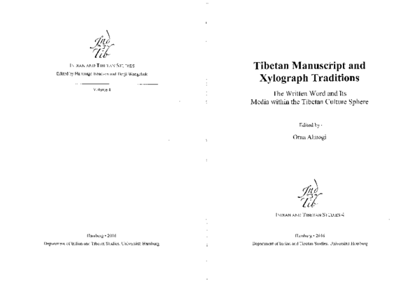 (PDF) Tibetan Manuscript and Xylograph Traditions