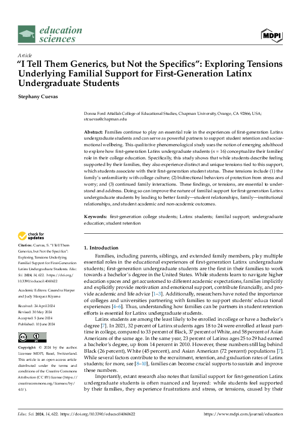 (PDF) "I Tell Them Generics, but Not the Specifics": Exploring Tensions ...