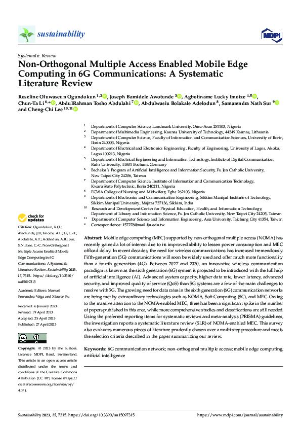 (PDF) Non-Orthogonal Multiple Access Enabled Mobile Edge Computing in ...