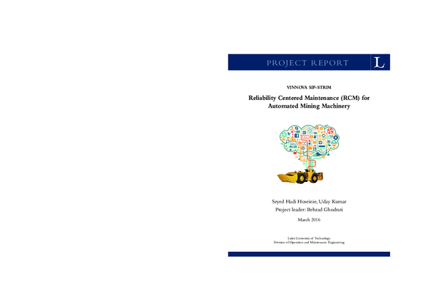 (PDF) Reliability Centered Maintenance (RCM) for Automated Mining Machinery