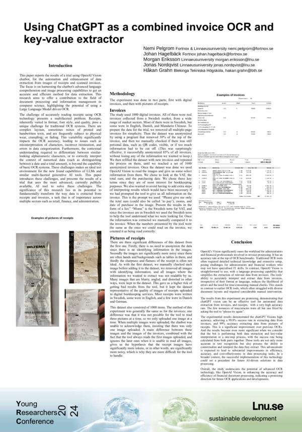 (PDF) Using ChatGPT as a combined invoice OCR and key-value extractor