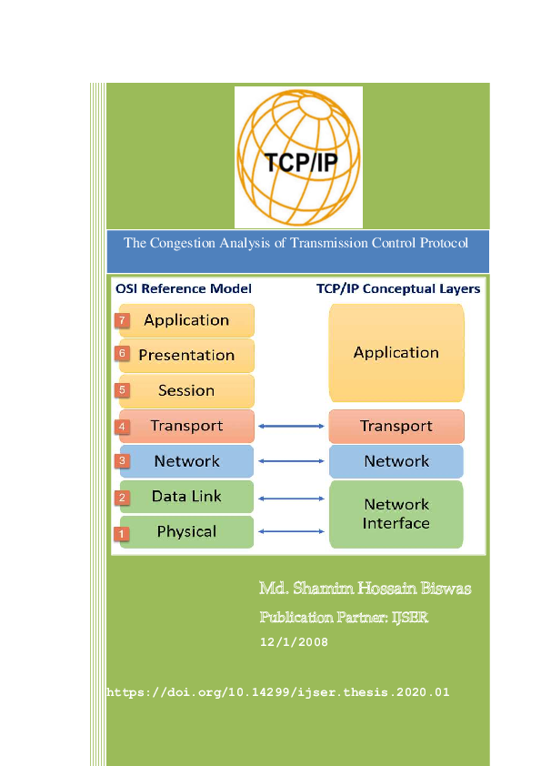 Pdf Congestion Analysis Of Transmission Control Protocol