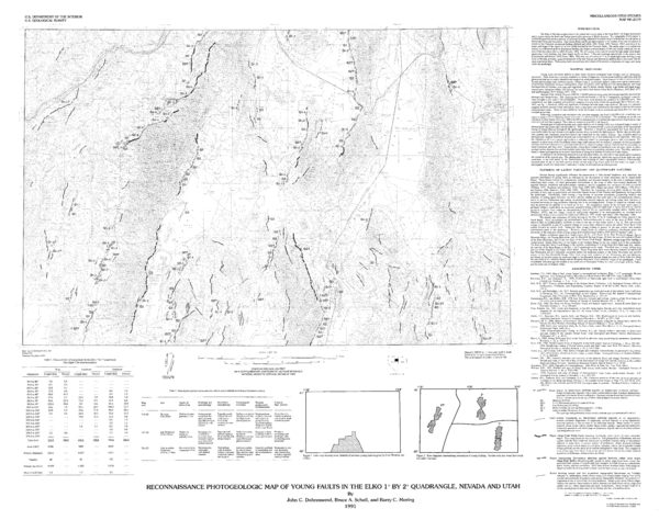 (PDF) Reconnaissance photogeologic map of young faults in the Elko 1 ...