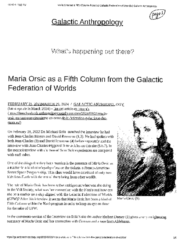 (PDF) By Galactic Anthropology: Maria Orsic as a Fifth Column from the ...
